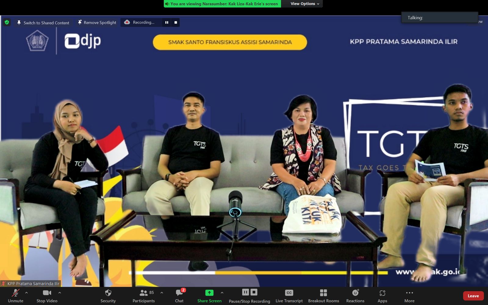 KPP Samarinda Ilir Tumbuhkan Kesadaran Pajak Generasi Muda | Direktorat Jenderal Pajak