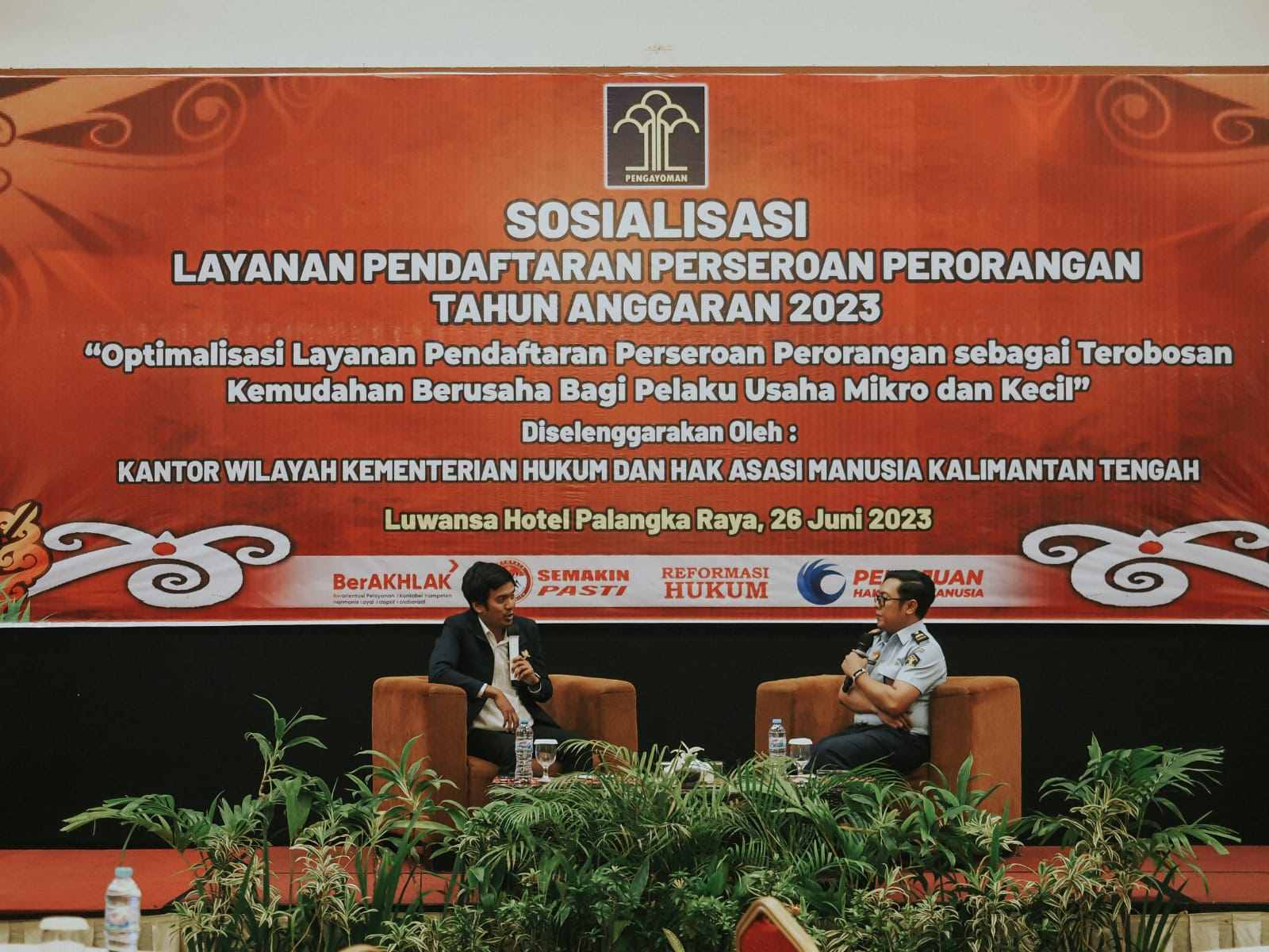 Penuhi Undangan Kemenkumham, Pajak Palangkaraya Sosialisasikan Kewajiban Perseroan Perseorangan ...